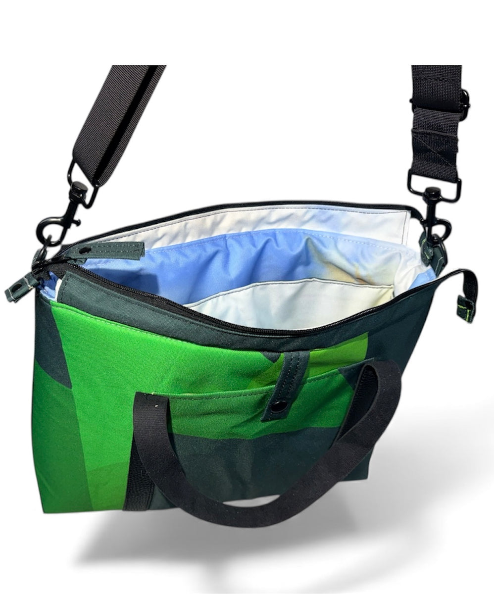 Upcycled Event Shelter Shoulder Bag - regular – Ragsto Bags